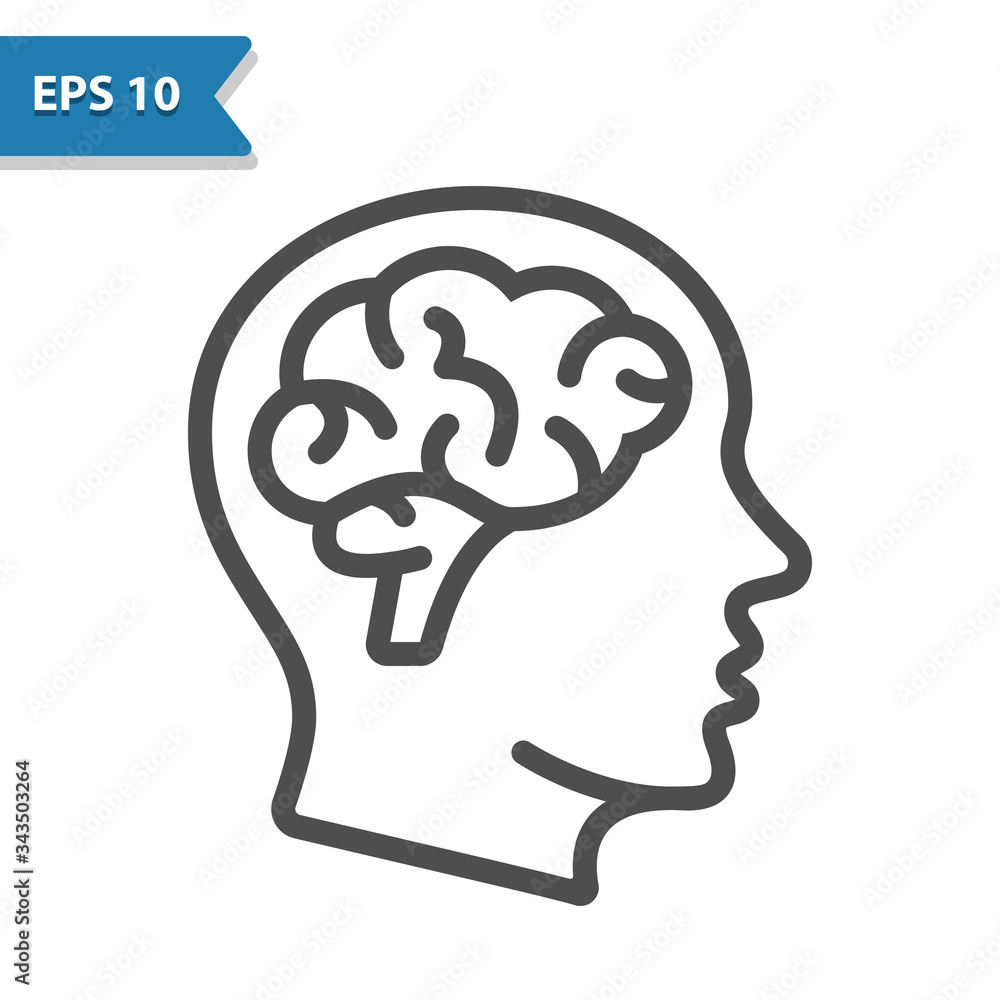 Neurology Icon Stock Vector | Adobe Stock