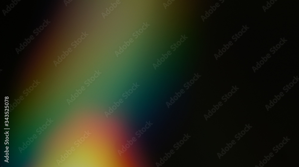Rainbow Colors Optical Flare Abstract Bokeh and Light Leaks Photo ...