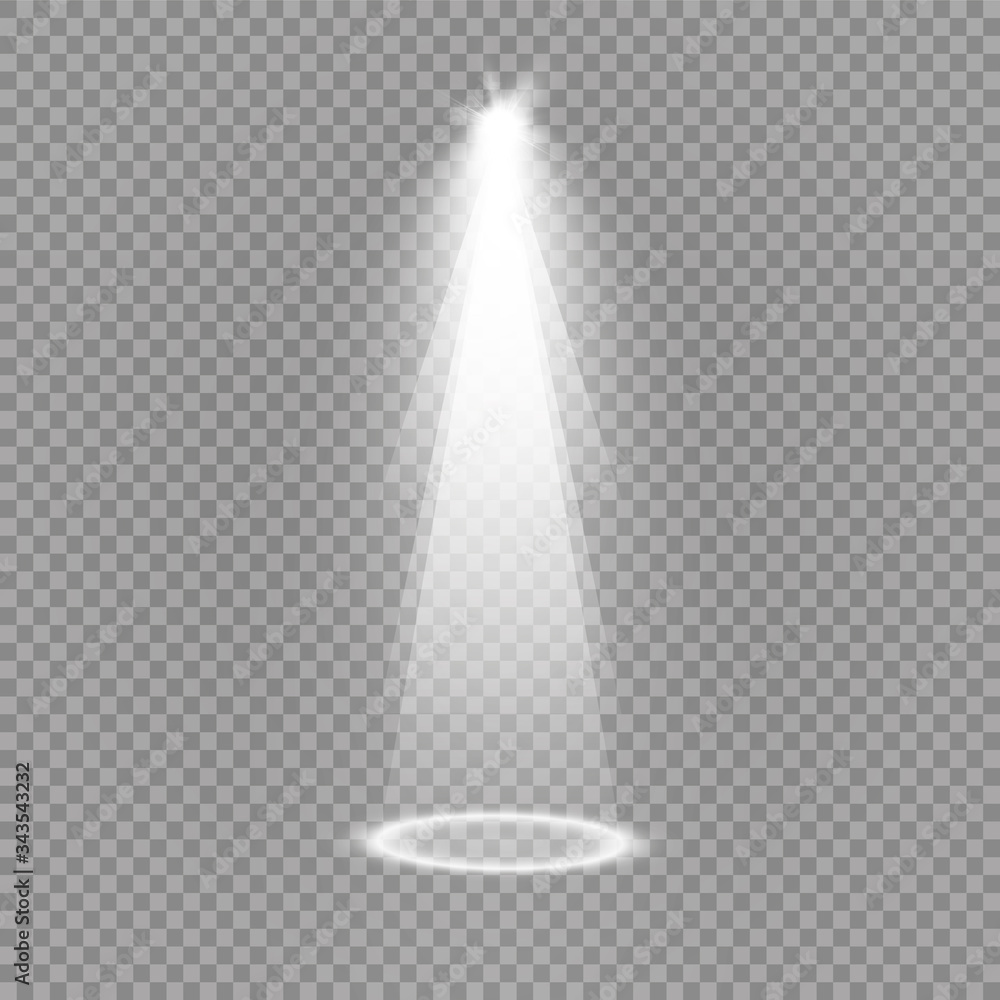 Light sources, concert lighting, spotlights. Concert spotlight with ...