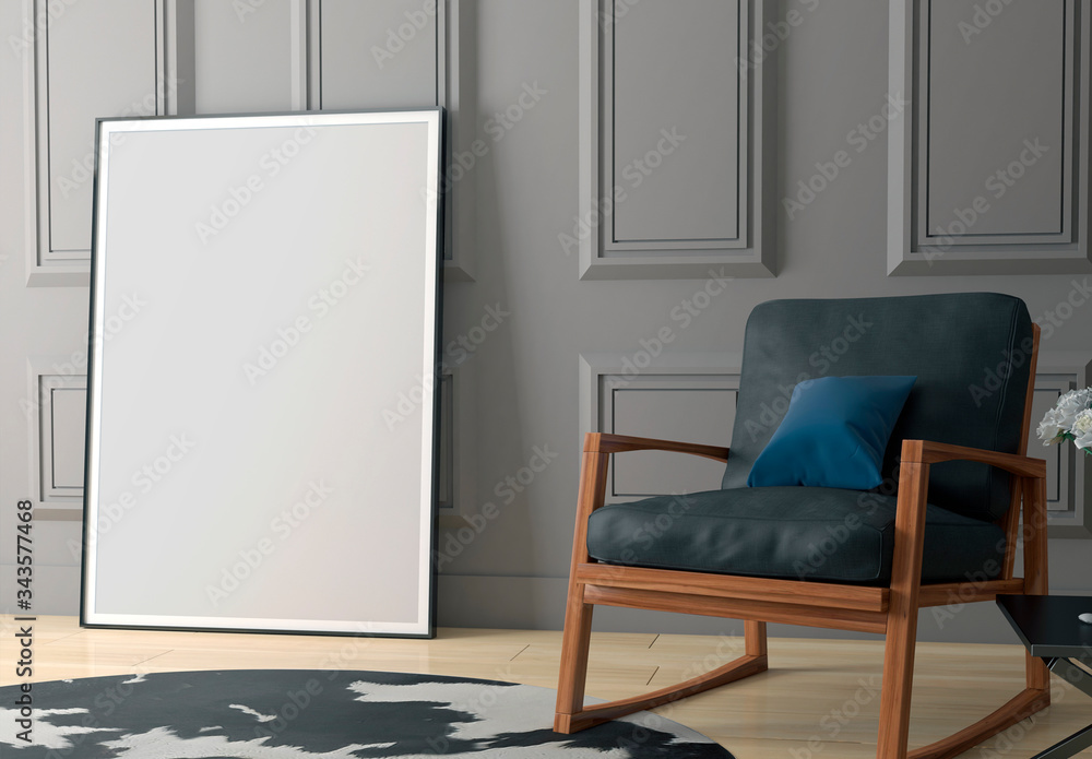 Studio Frame Mockup Stock Template | Adobe Stock