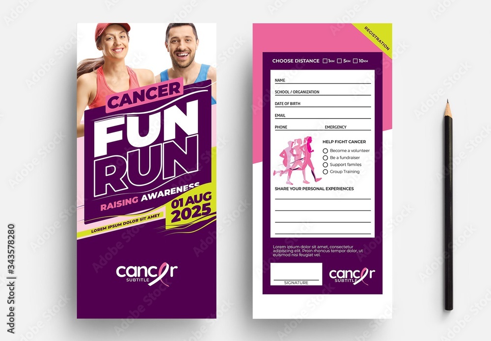 Cancer Fundraising Flyer
