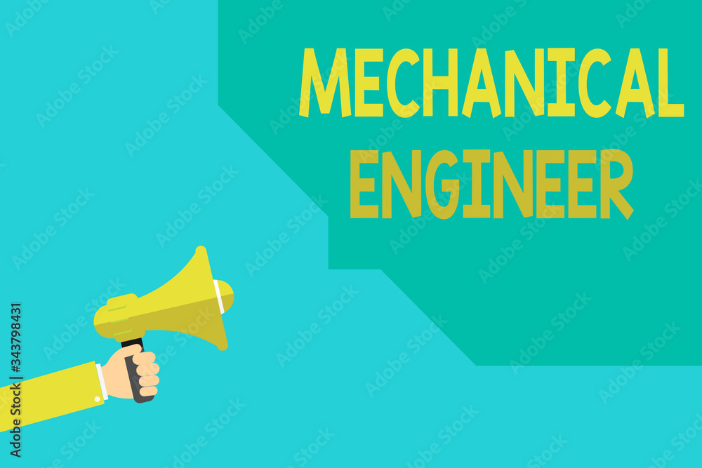 Writing note showing Mechanical Engineer. Business concept for Applied ...