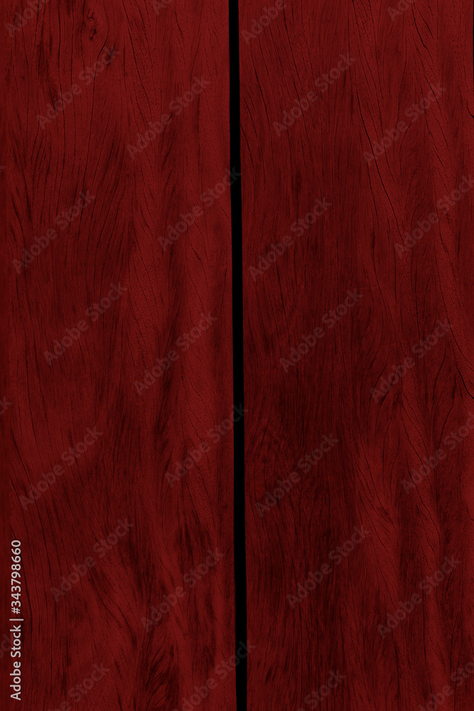 Deep red colored wood grain textured background. Beautiful pattern ...