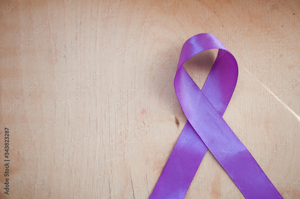 purple awareness ribbon. World Lupus Day. Autoimmune disease. World ...