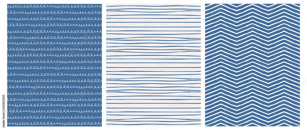 Navy Gray Chevron Background