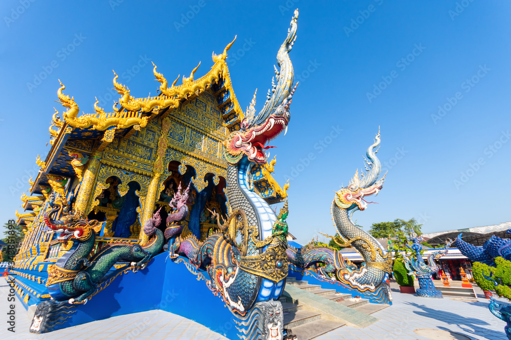 Wat Rong Seur Ten), Chiang Rai. It is one of the most beautiful temples ...