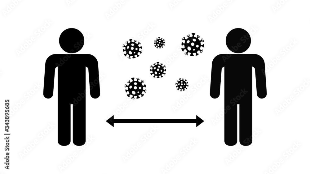 Social distancing to protect from COVID-19 coronavirus outbreak ...