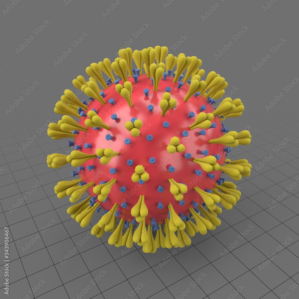 Virus Stock 3D asset | Adobe Stock