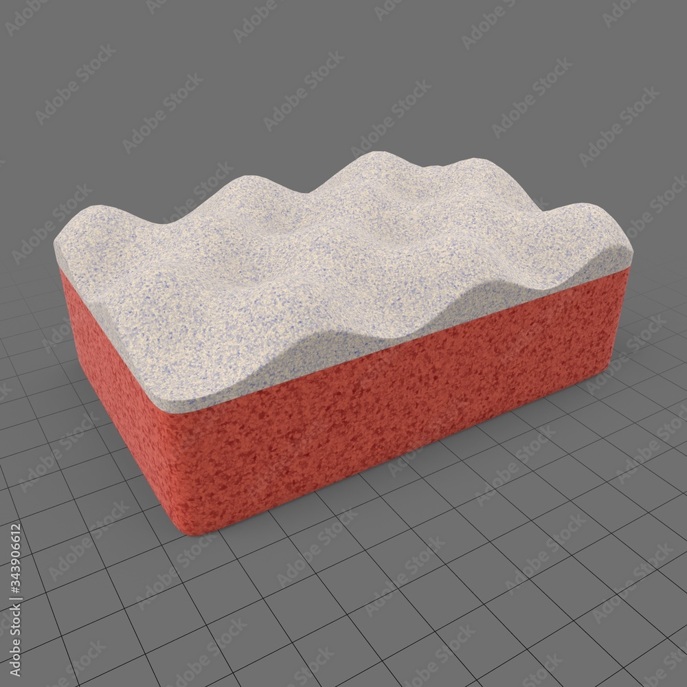 Sponge 2 Stock 3D asset | Adobe Stock