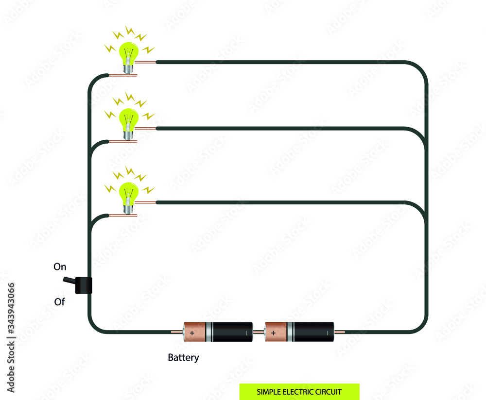 simple electrical circuit. simple electrical circuit diagram. subject ...