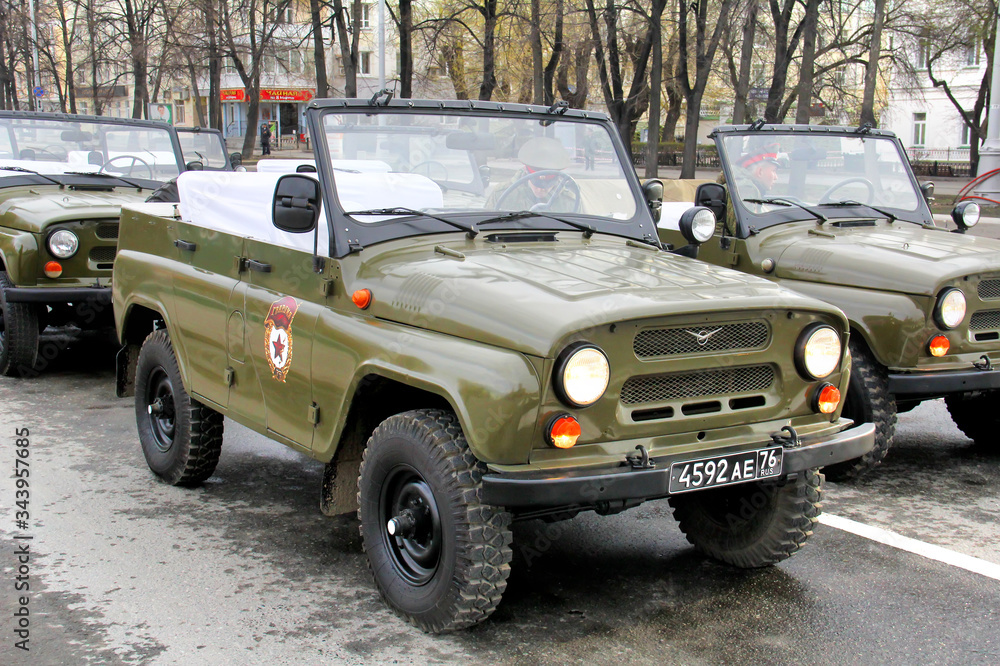 Soviet command car UAZ 469 Stock Photo | Adobe Stock