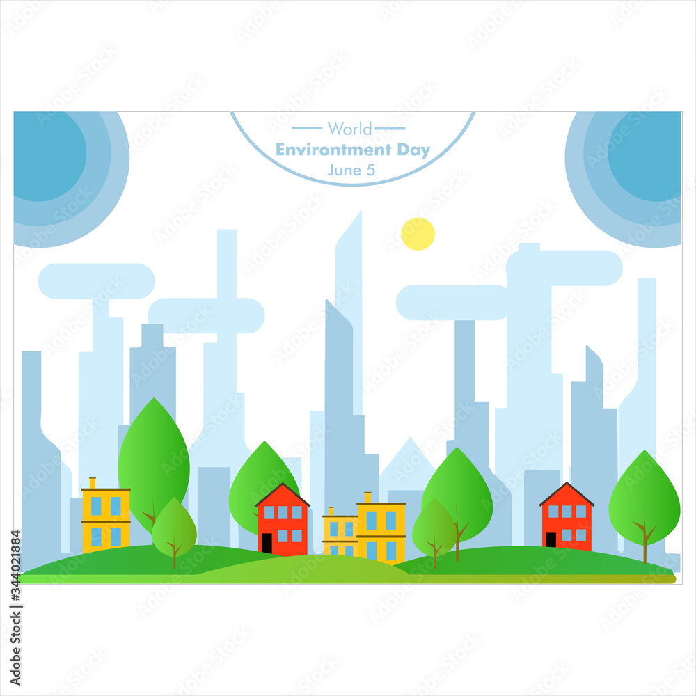 World environment day. World environment day concept. Green Eco Earth ...