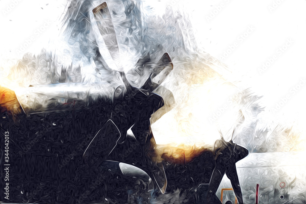 American jet fighter aircraft drawing illustration art vintage Stock ...