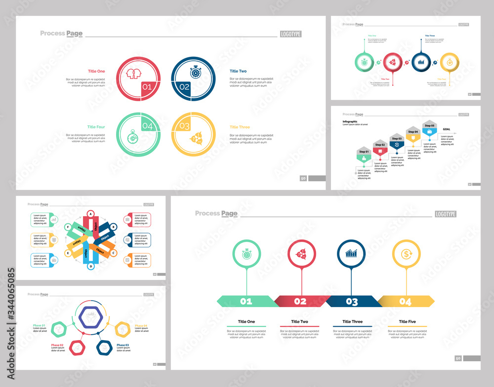 Infographic design set can be used for workflow layout, diagram, report ...