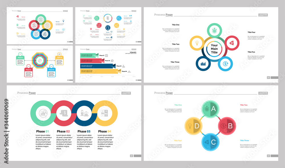Infographic design set can be used for workflow layout, diagram, report ...