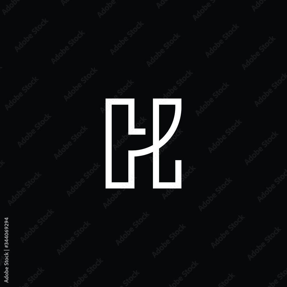 Minimal elegant monogram art logo. Outstanding professional trendy ...