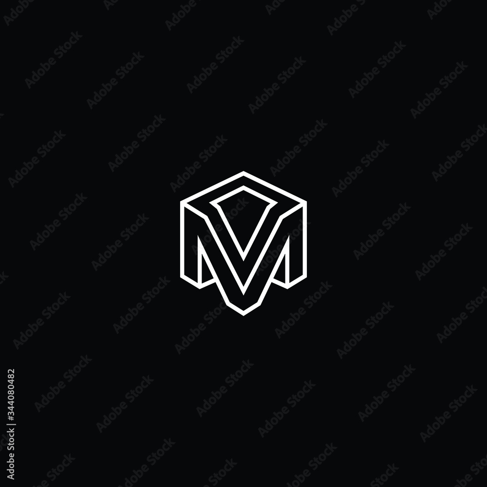 Minimal elegant monogram art logo. Outstanding professional trendy ...