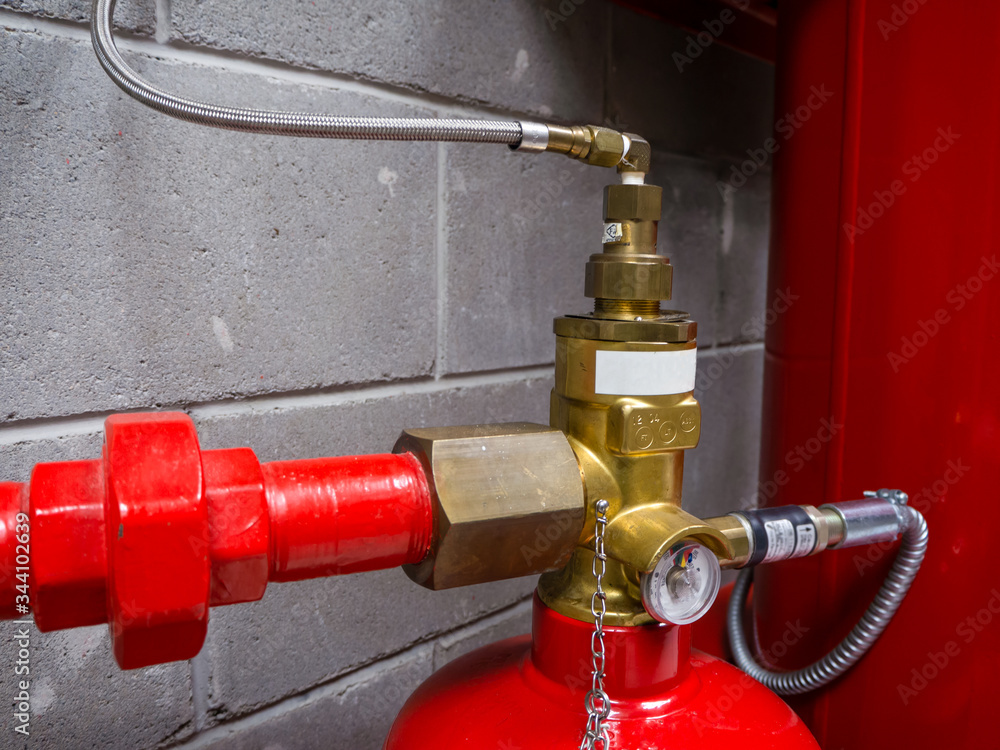 FM200 Gas Flooding System, Gas Suppression System in Data Center Room ...