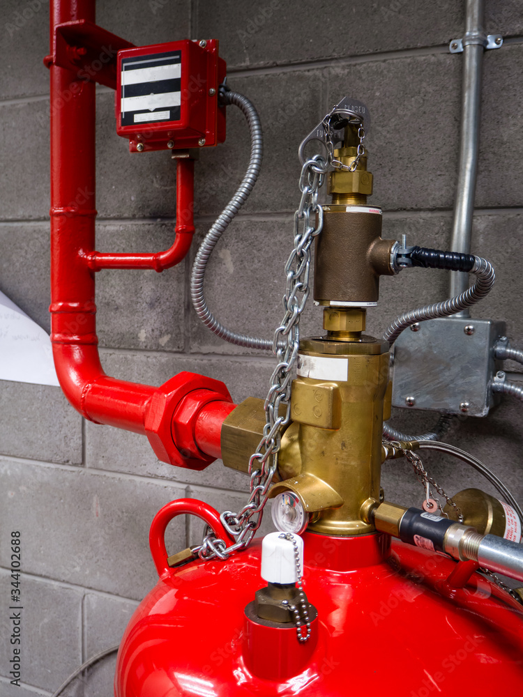 FM200 Gas Flooding System, Gas Suppression System in Data Center Room ...