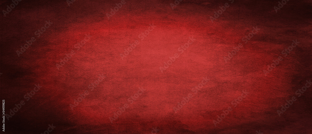 Red background paper texture in old, vintage distressed grunge black ...