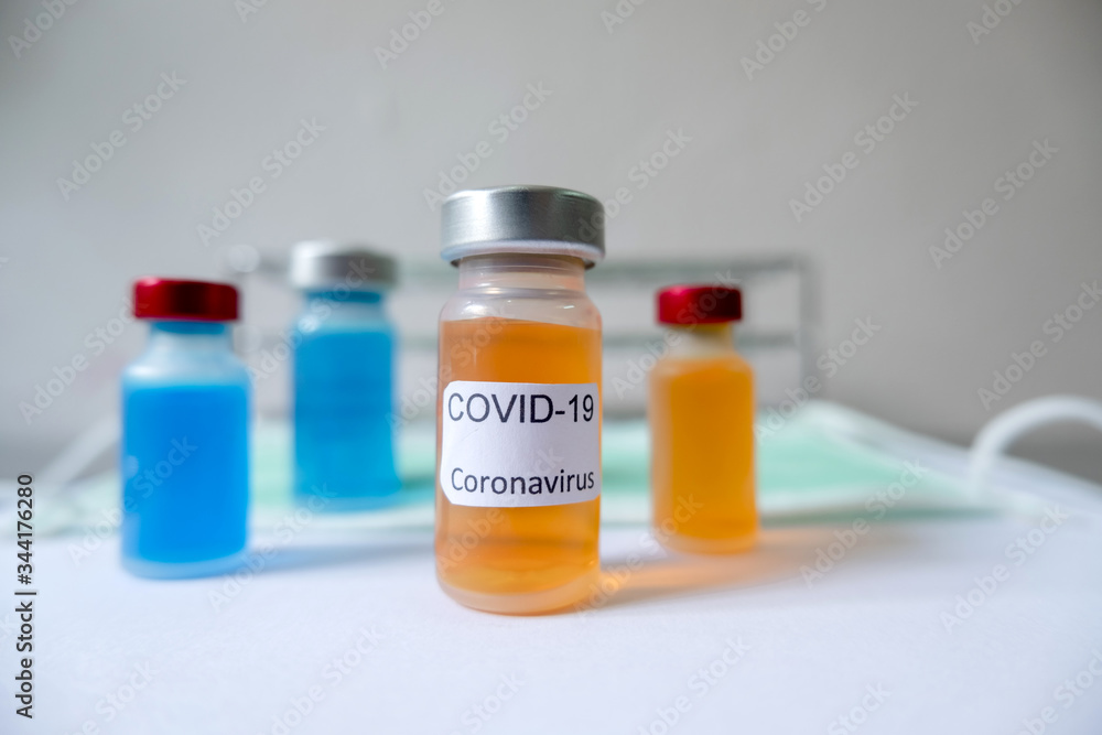 Professional doctors perform testing and analyzing samples of COVID-19 ...