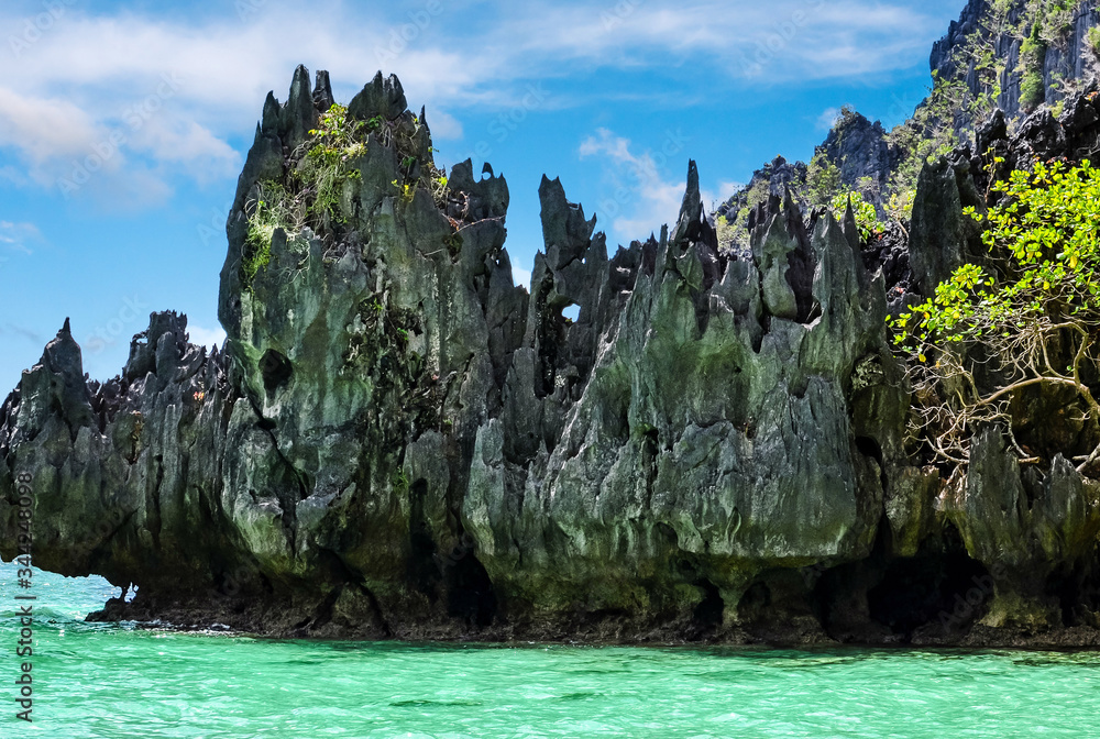 Magnificent landscapes of the islands off Palawan in the Philippines ...