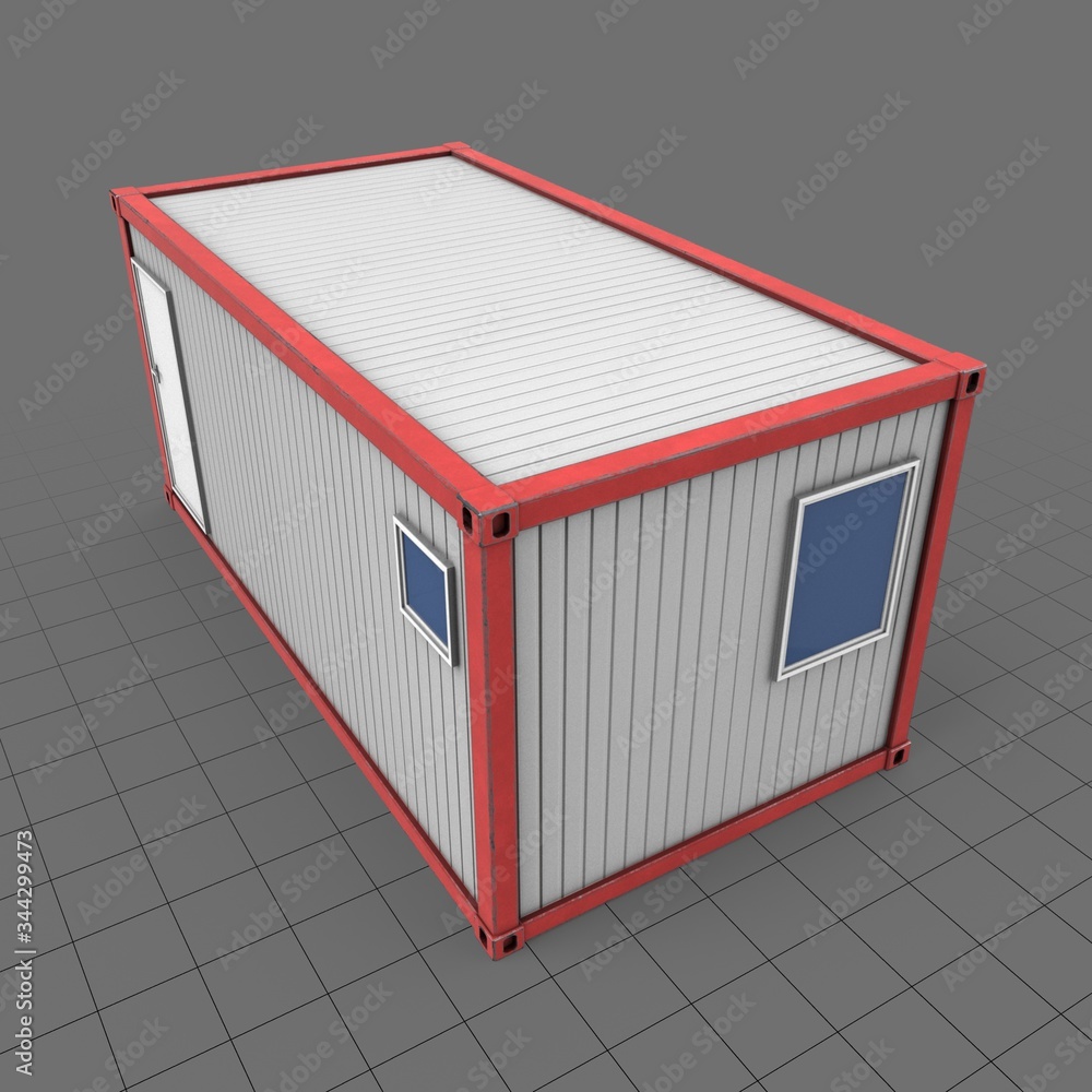 Container house 1 Stock 3D asset | Adobe Stock