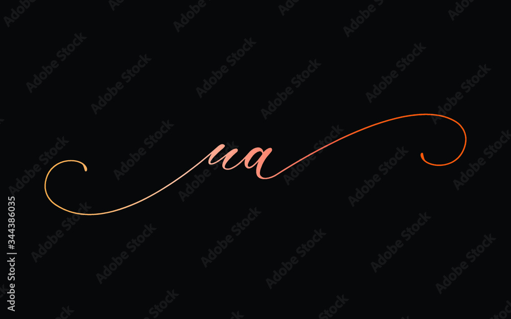 Cursive Letter U