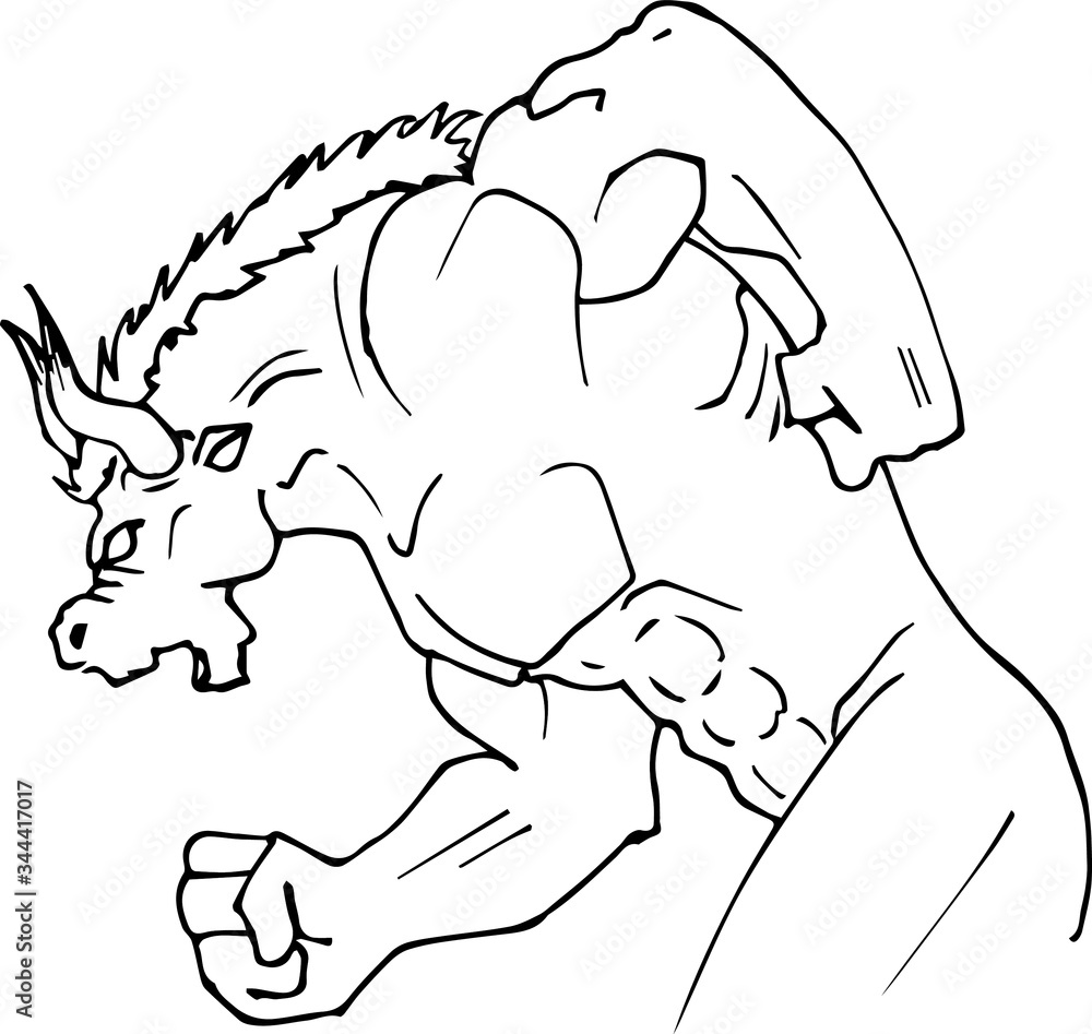 Minotaur Drawings