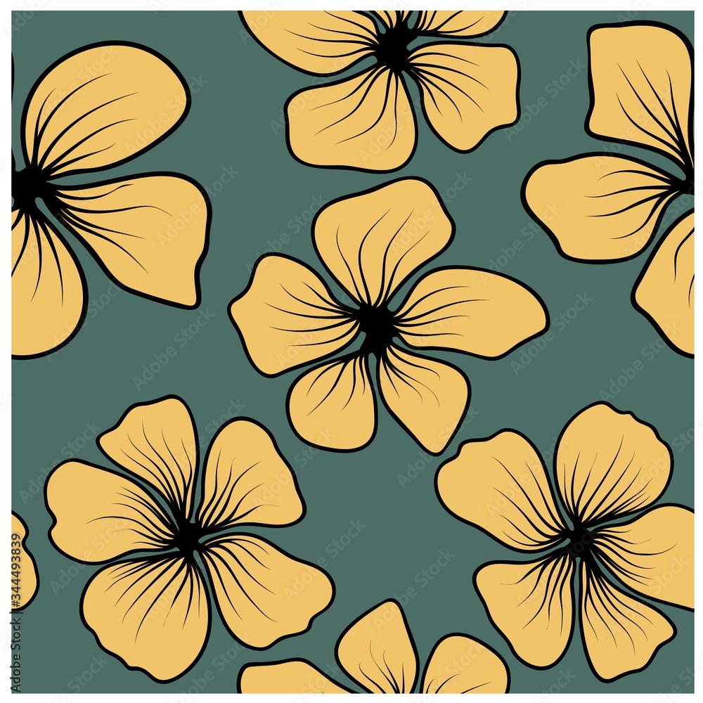 Cherry blossom. Sakura, great design for any purposes. Japanese pattern ...