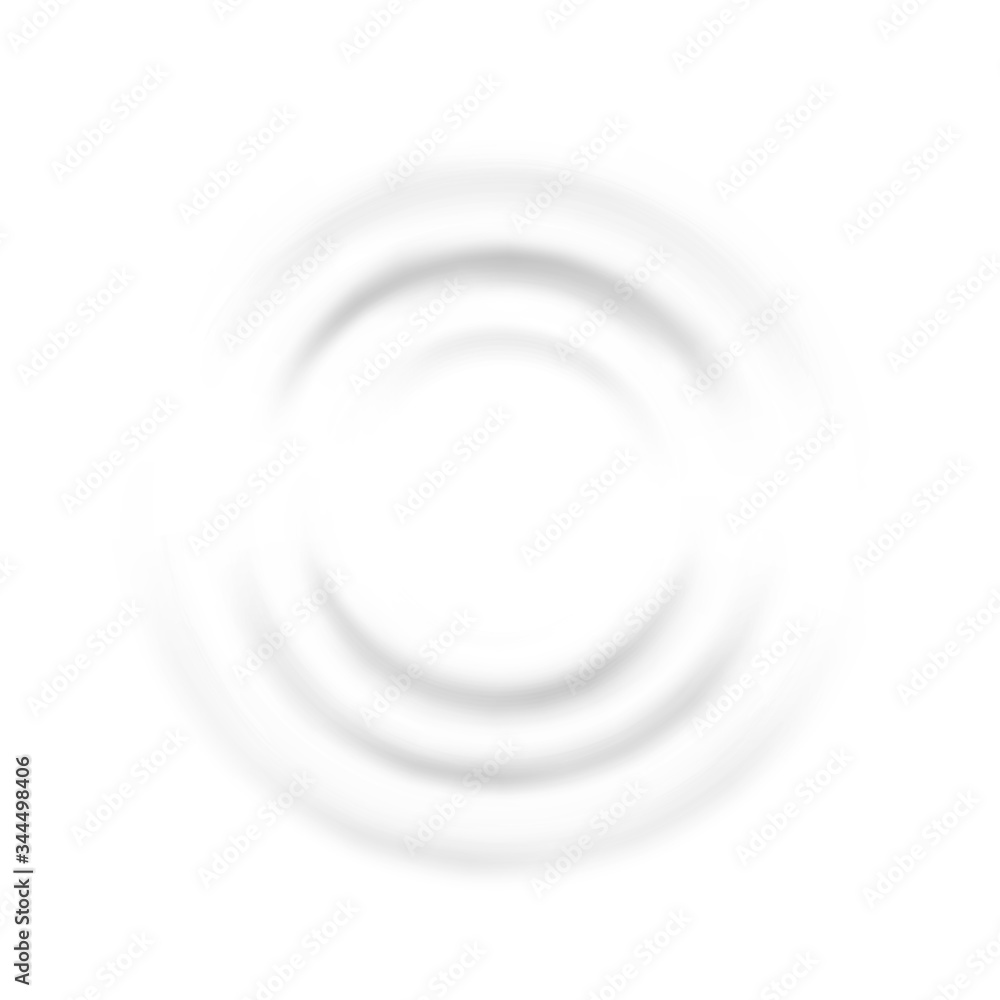 Ripple Waves Of Music Dynamic Flat Lay Vector. White Sound Impact ...