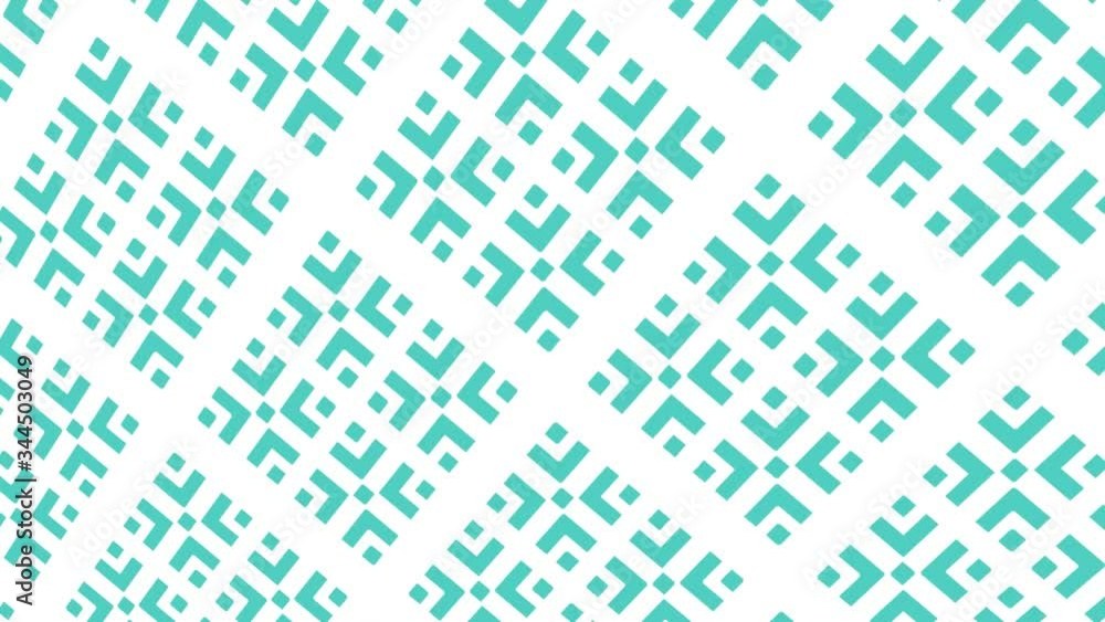 Color pattern with geometric shapes on a minimal black background ...