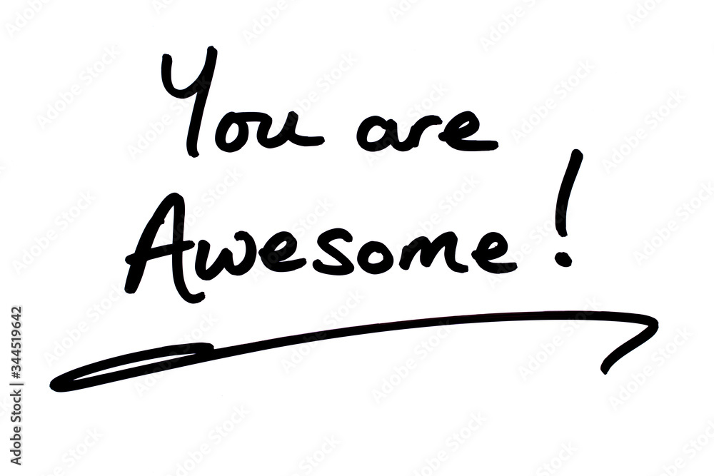 You are Awesome! Stock Illustration | Adobe Stock