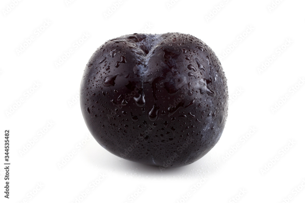 Black plum Stock Photo | Adobe Stock