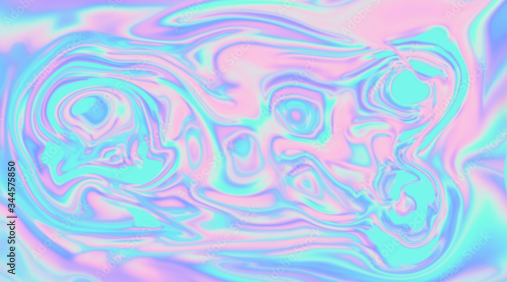 Trendy texture with polarization effect and colorful neon holographic ...