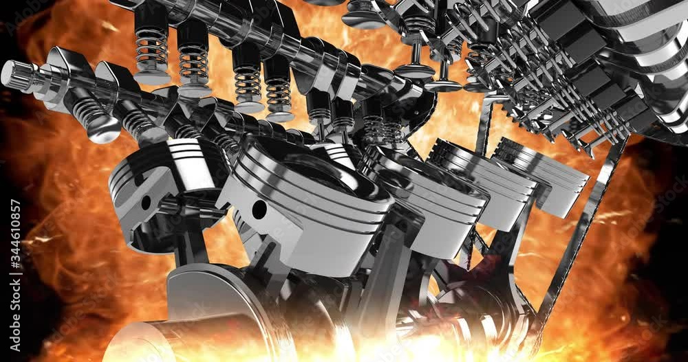 Video Stock Luxury Sport Car Dashboard. High Performance Car Pushing ...