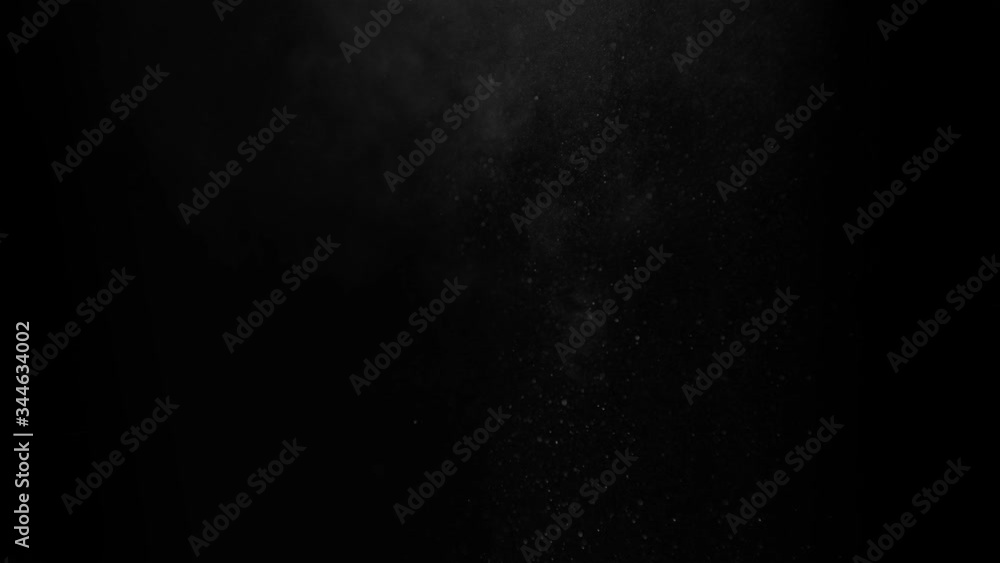 Dust particle smoke special effects synthesis 4K video material. Dusty ...