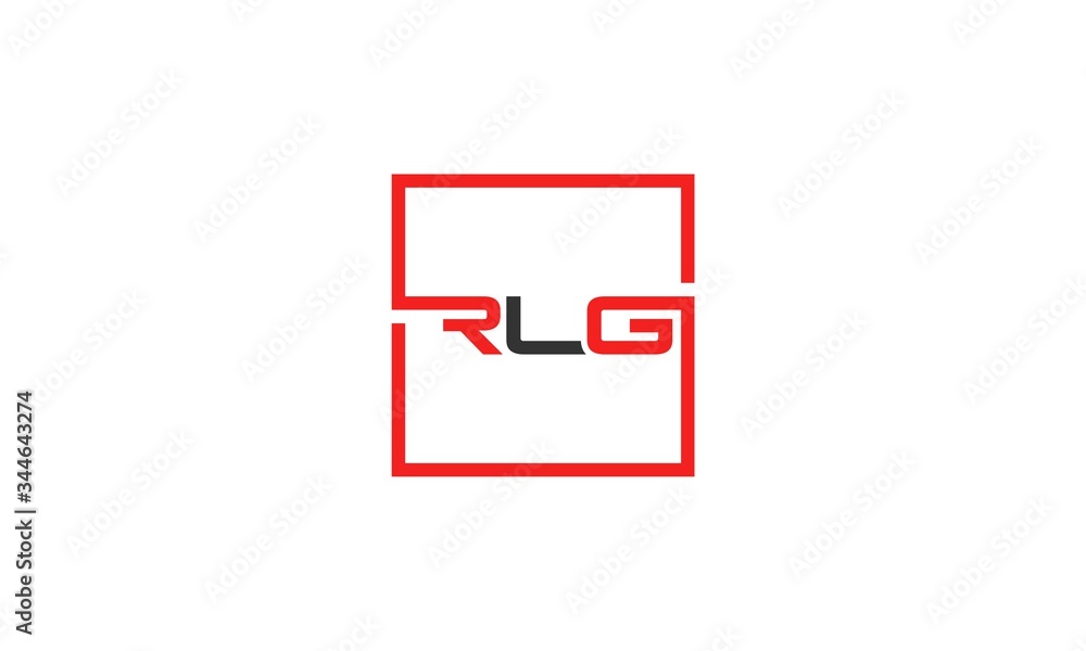 R, RLG, icon, button, sign, symbol, white, isolated, business, file ...