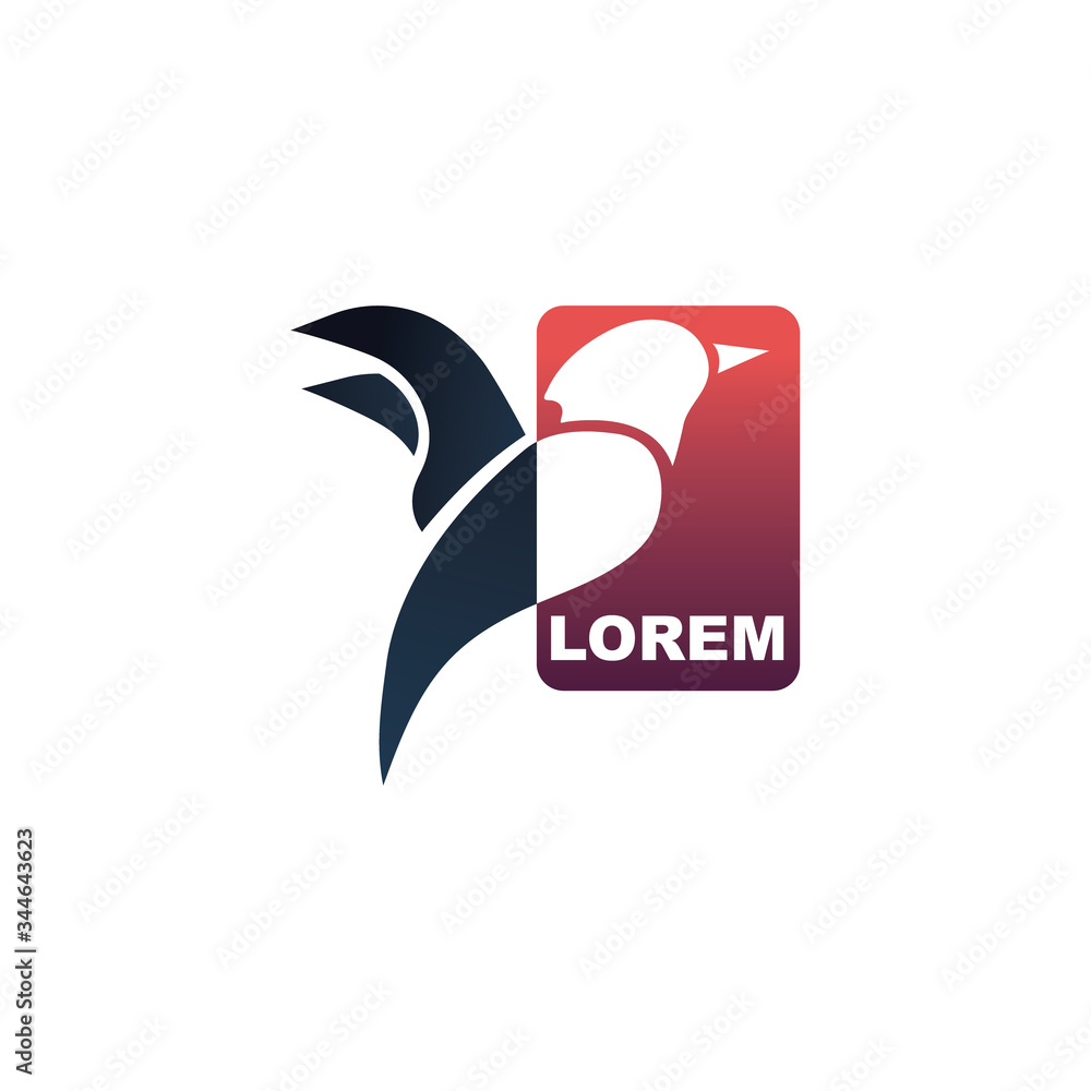 Abstract logo birds apps design concept template for your company ...