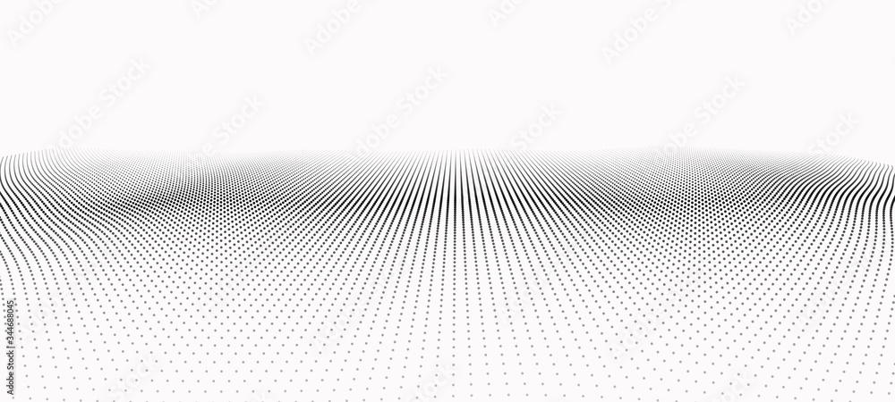 Vector halftone texture. Cybernetic futuristic background. Big data ...