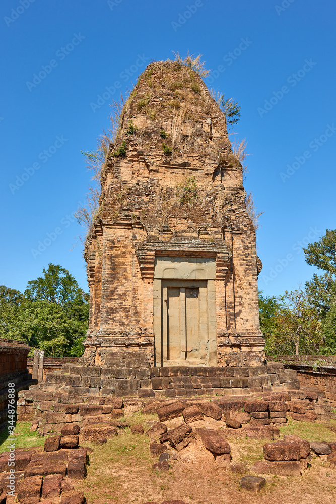 Pre Rup Khmer temple at Angkor Thom is popular tourist attraction ...