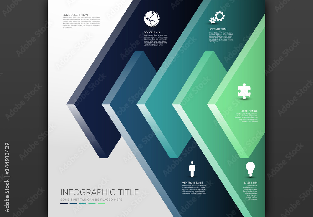 Layers Infographic Layout Stock Template | Adobe Stock