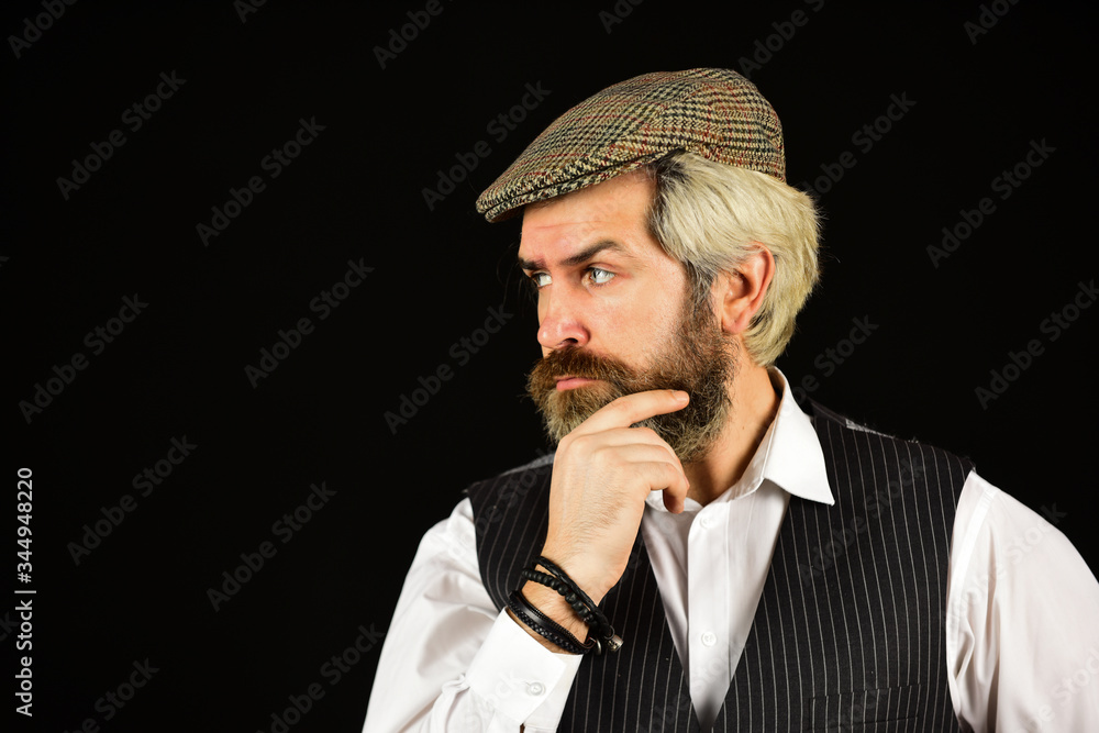 Real masculinity. Retro gentlemen. Mature handsome man. Masculine ...