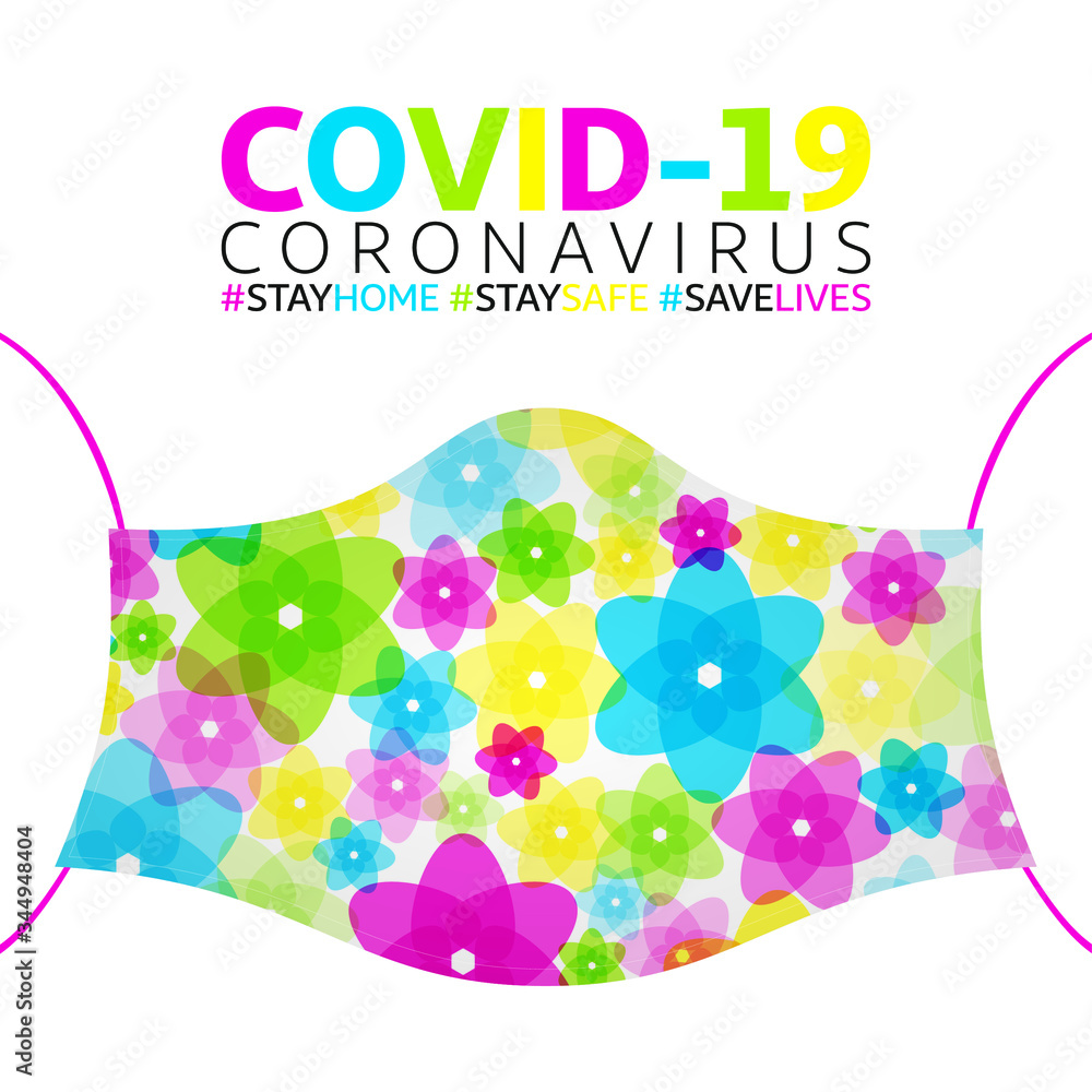 New Coronavirus Covid19 concept design logo vector illustration Stock ...