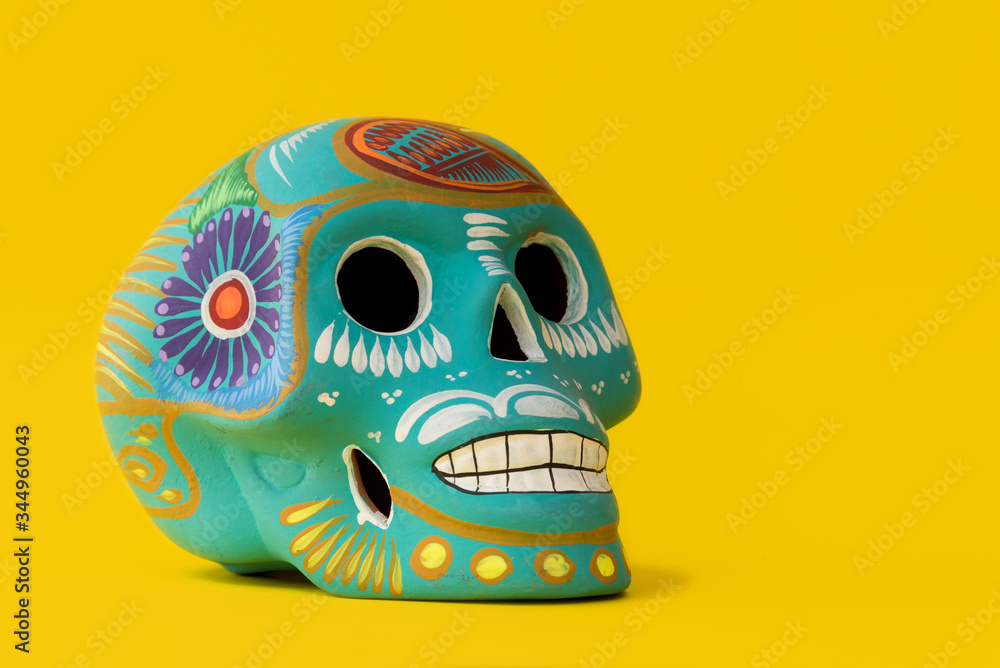 Mexican skull Stock Photo | Adobe Stock