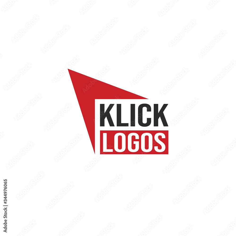 click logos vector logo design Stock Vector | Adobe Stock