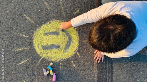 Chalk, chalks, chalk drawing, kid drawing, kid art, preschool art ...