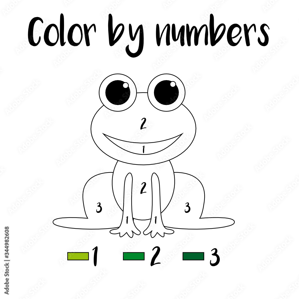 Preschool Counting Numbers Printabel Coloring Pages