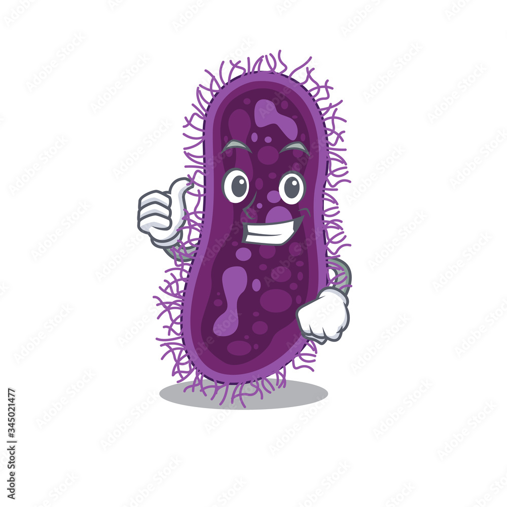 Lactobacillus rhamnosus bacteria cartoon character design making OK ...