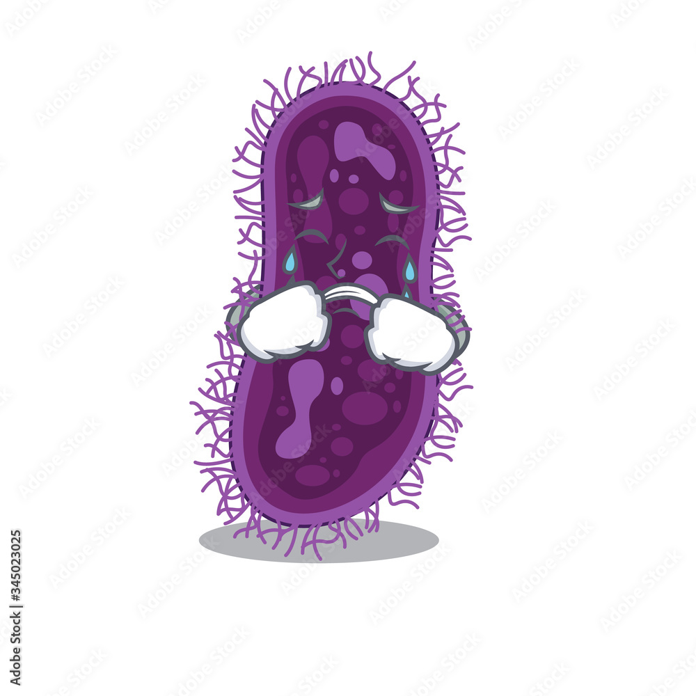 Cartoon character design of lactobacillus rhamnosus bacteria with a ...